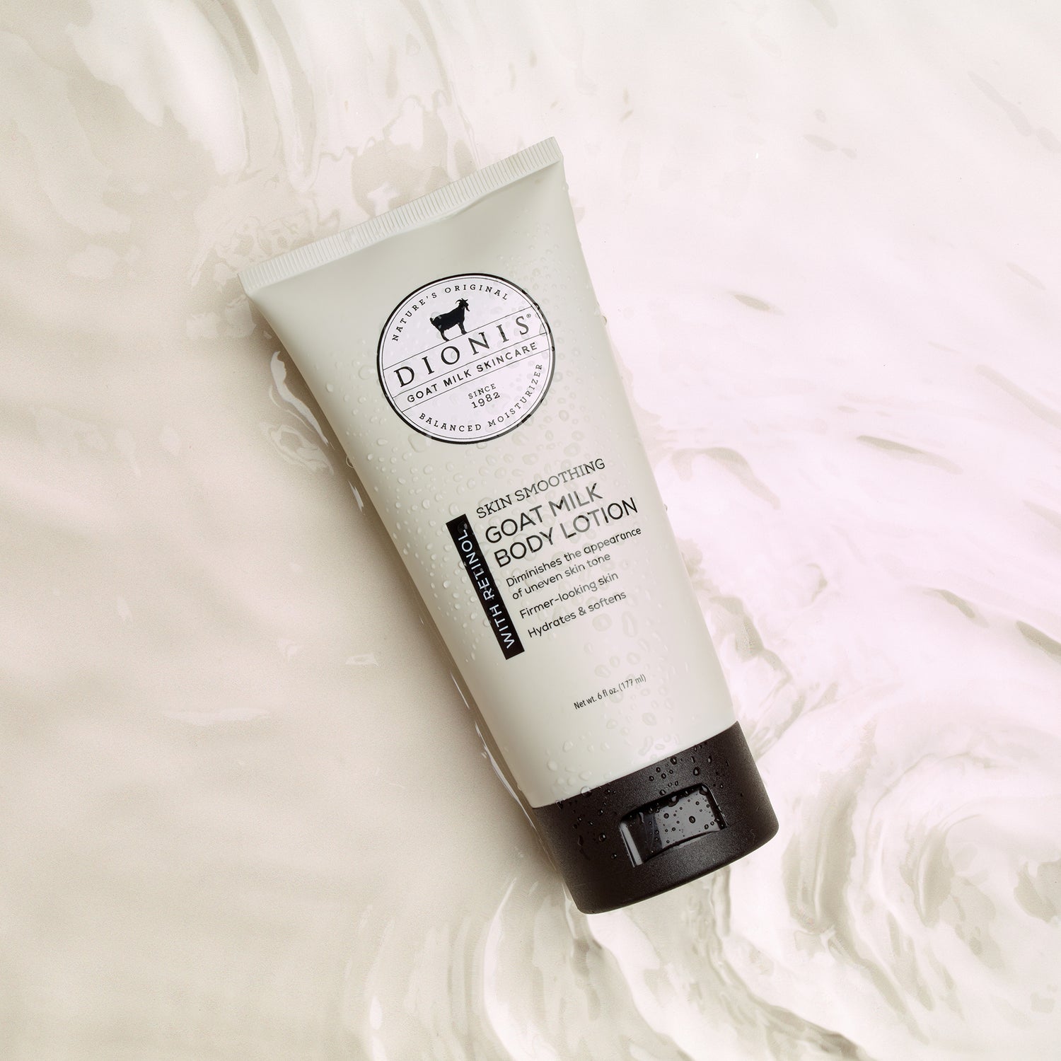Retinol Body Lotion with Goat Milk • 6 oz. • Dionis Goat Milk Skincare