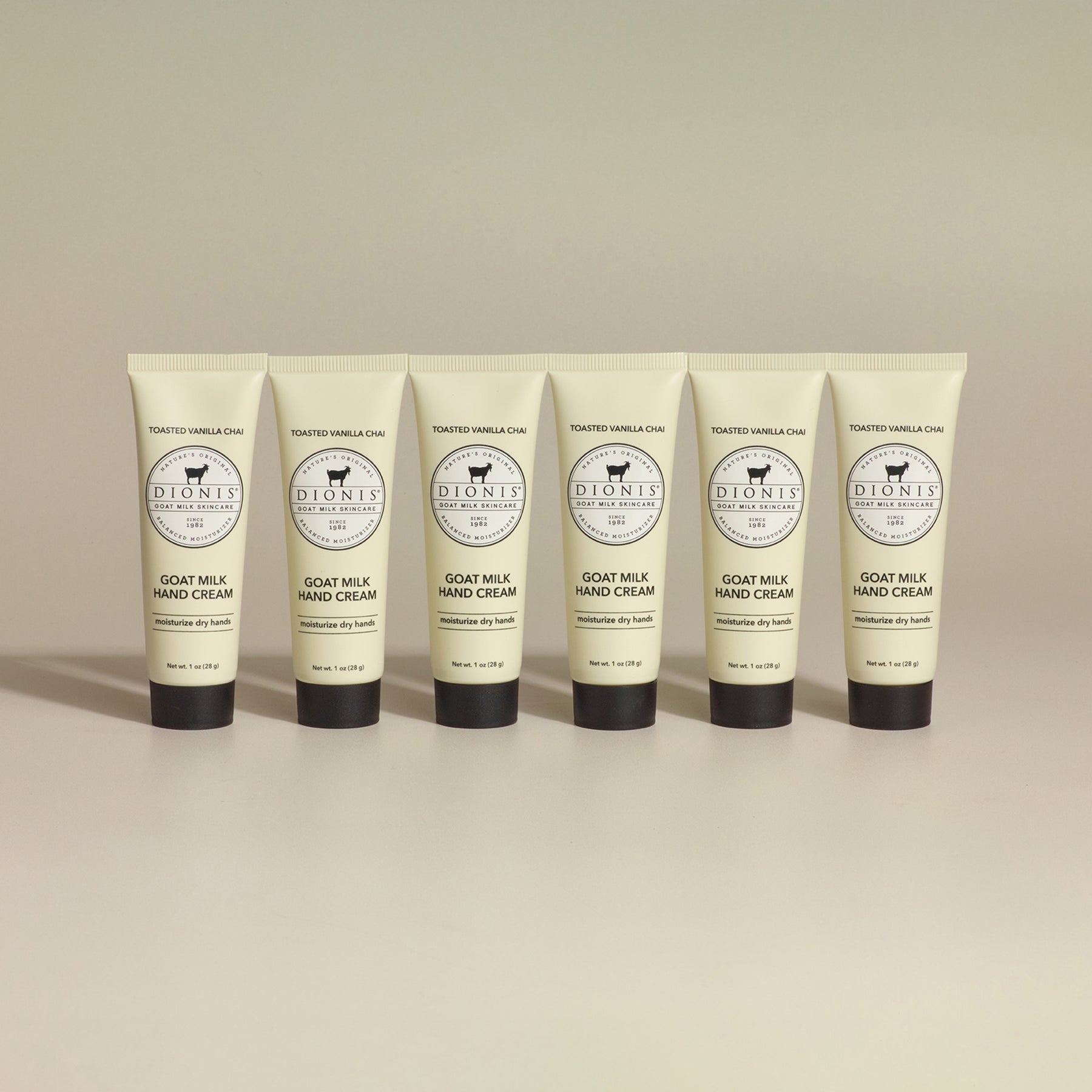 Toasted Vanilla Chai Goat Milk Hand Cream, Set of 6 • Dionis Goat Milk ...