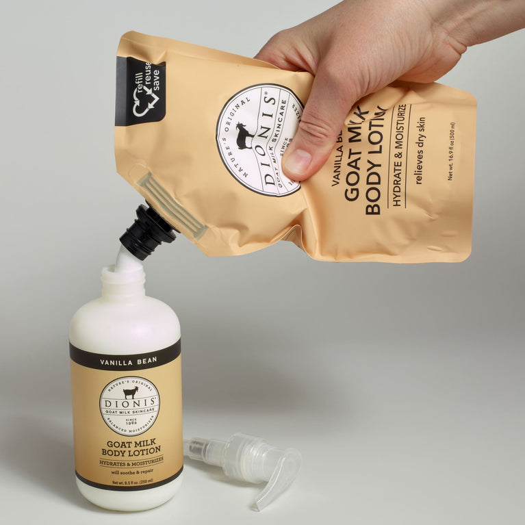 Vanilla Bean Goat Milk Body Lotion Refill Pouch • Default Title ...