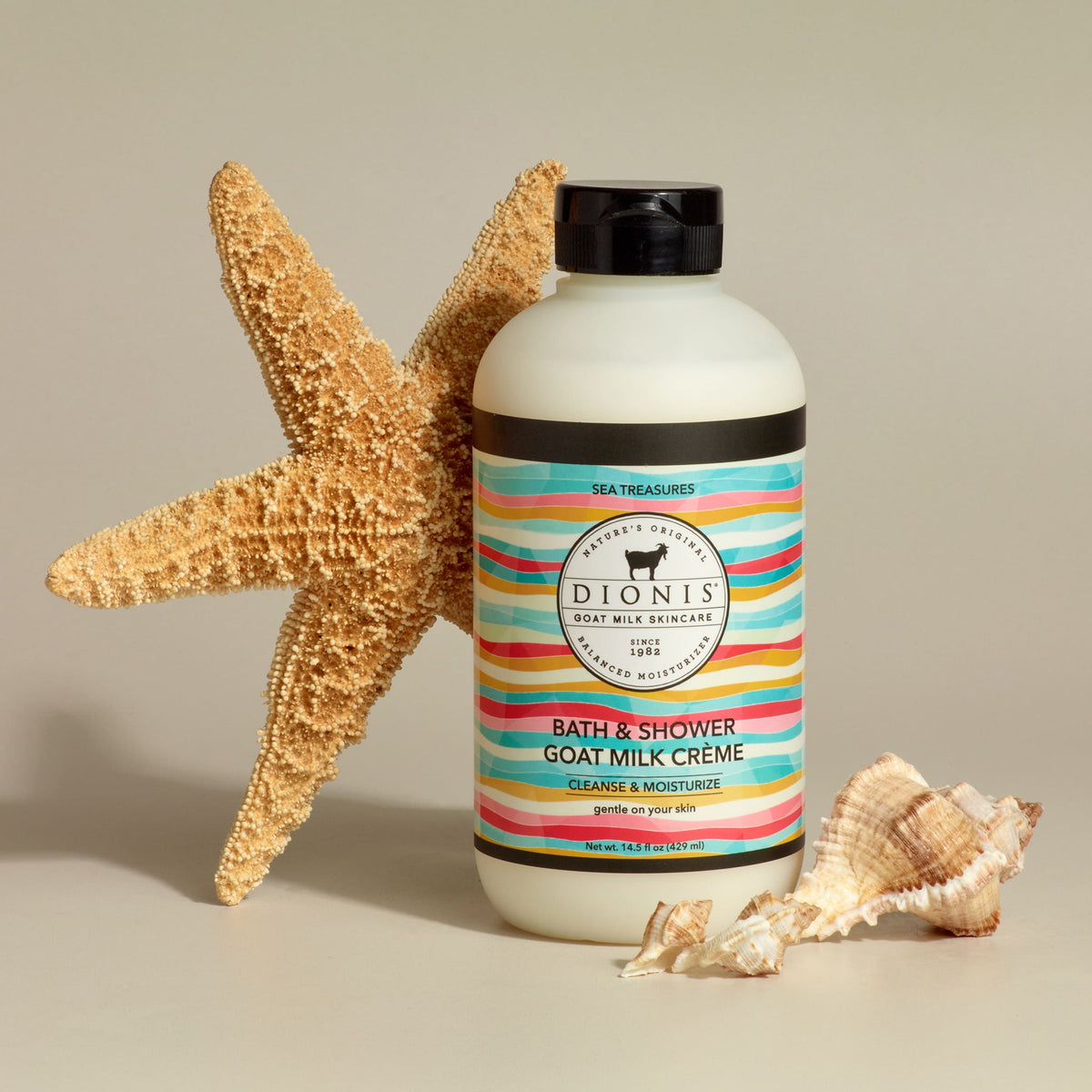 Sea Treasures Bath & Shower Goat Milk Crème • Default Title • Dionis ...