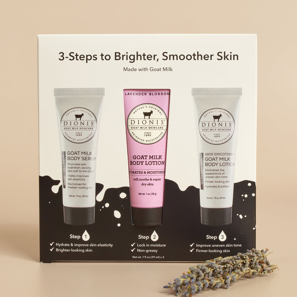 Lavender Blossom 3 Step Body Treatment Sample Set • Dionis Goat Milk ...