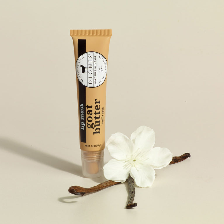Vanilla Bean Goat Butter Lip Mask • 0.52 oz • Dionis Goat Milk Skincare