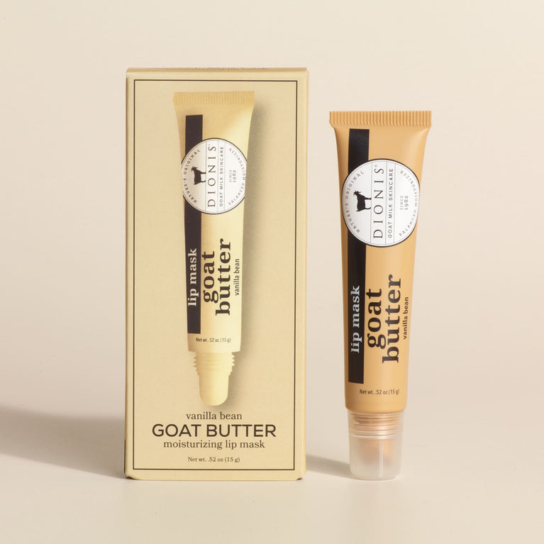 Vanilla Bean Goat Butter Lip Mask • 0.52 oz • Dionis Goat Milk Skincare