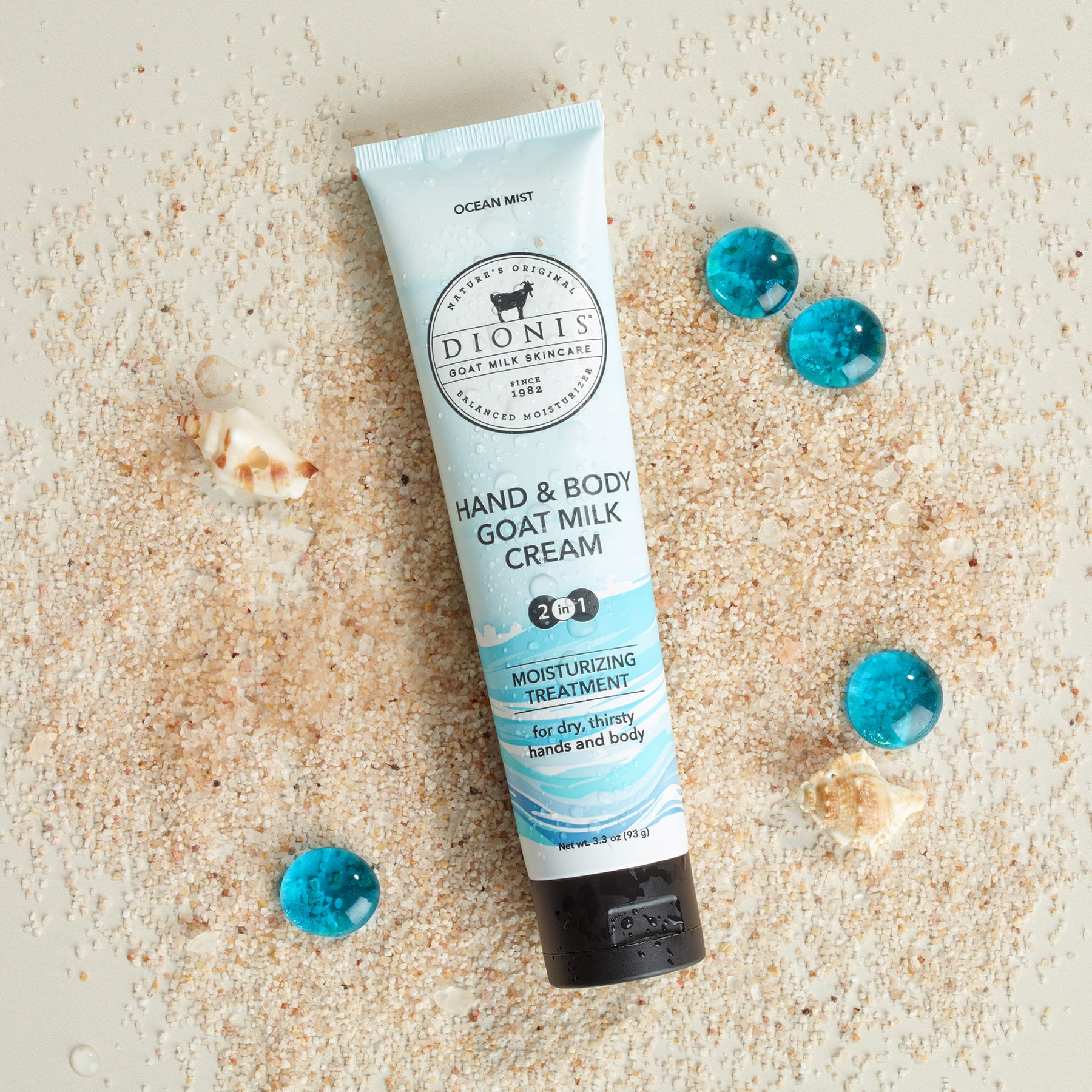 Ocean Mist Hand & Body Goat Milk Cream • Default Title • Dionis Goat ...