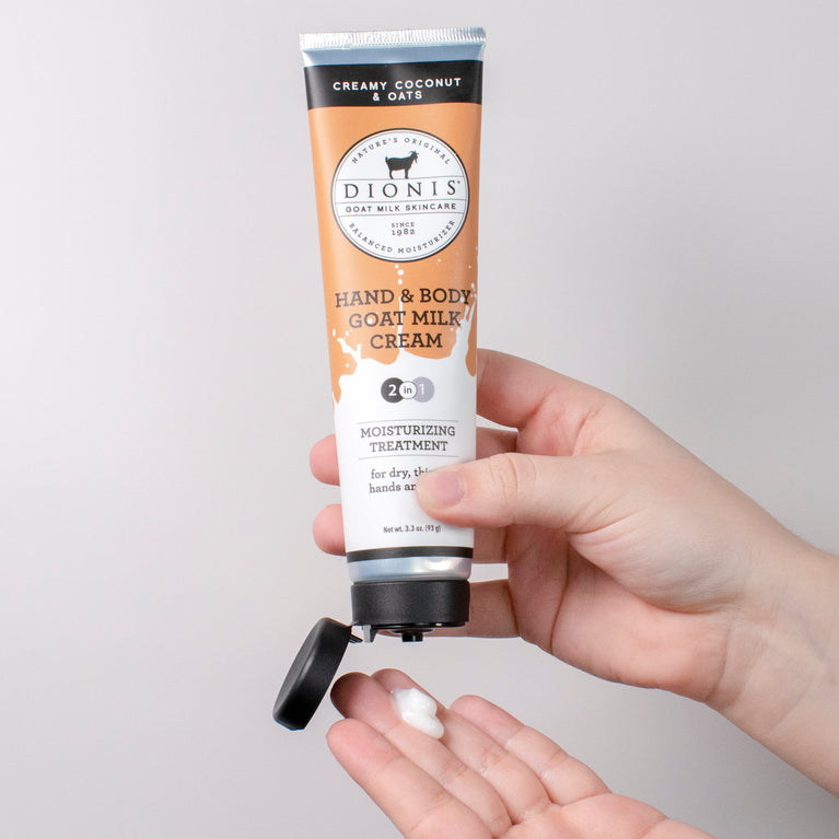 Creamy Coconut & Oats Hand & Body Goat Milk Cream • Default Title ...